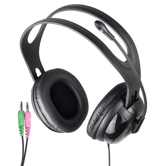 Headset Gamer P2 - Cabo de 2.4m em Nylon - Preto - Mymax do Brasil